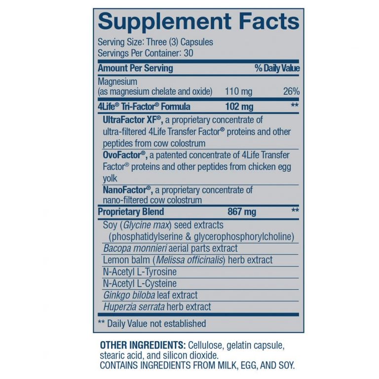 4Life Transfer Factor® ReCall – 4Life Nicaragua