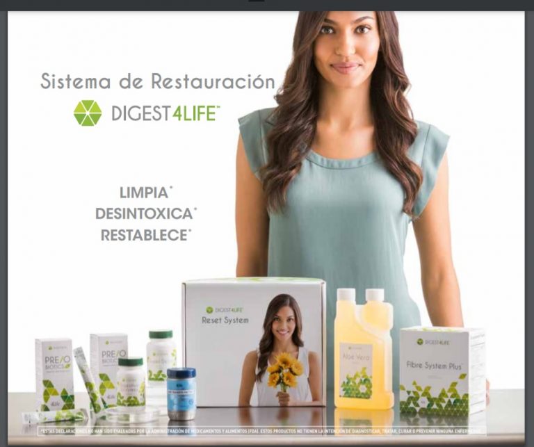 Sistema de Restauración Sistema Digestivo – 4Life Nicaragua